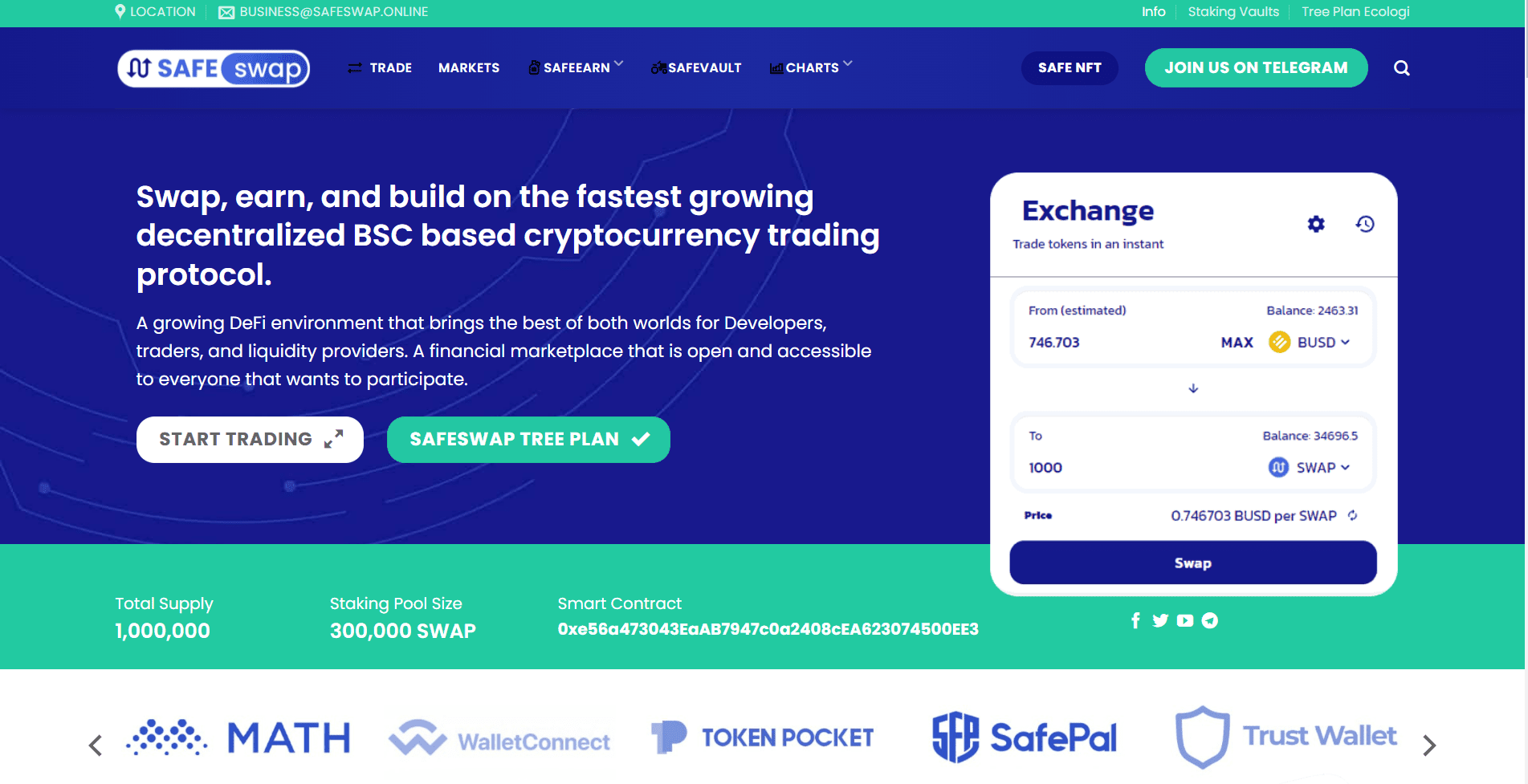 About SafeSwap - SafeSwap Online™ is a decentralized trading protocol